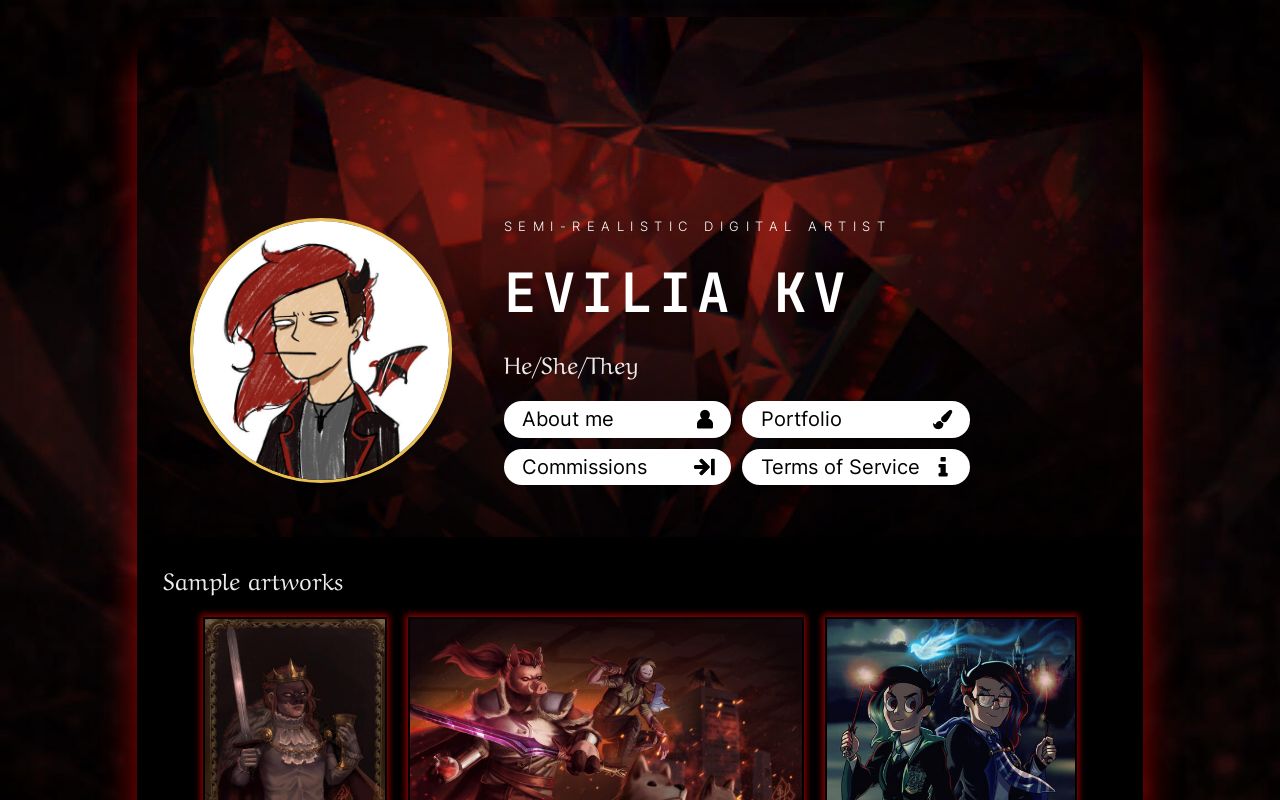 Evilia's Info Page